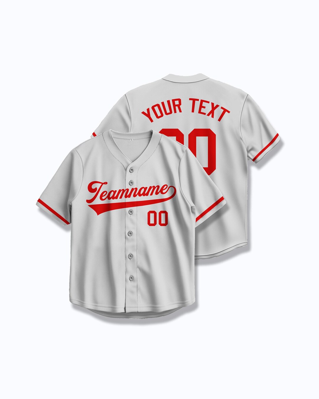 Personalized Baseball Jersey Custom Team Uniform Embroidered Name Heat ...