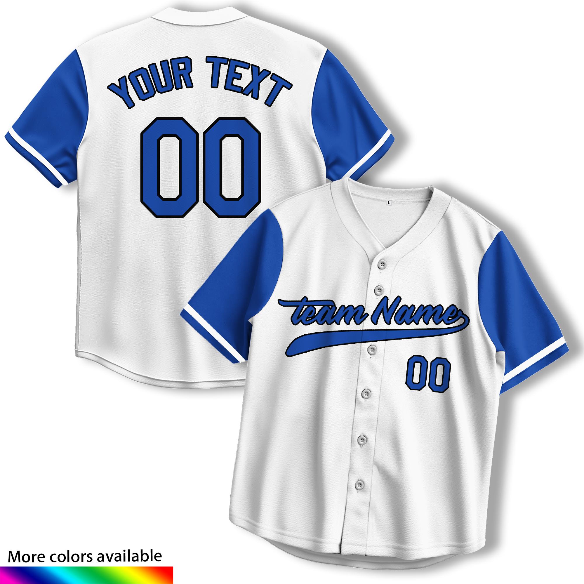 Custom Baseball Jersey Heat Press Personalized Team Shirt Embroidered ...