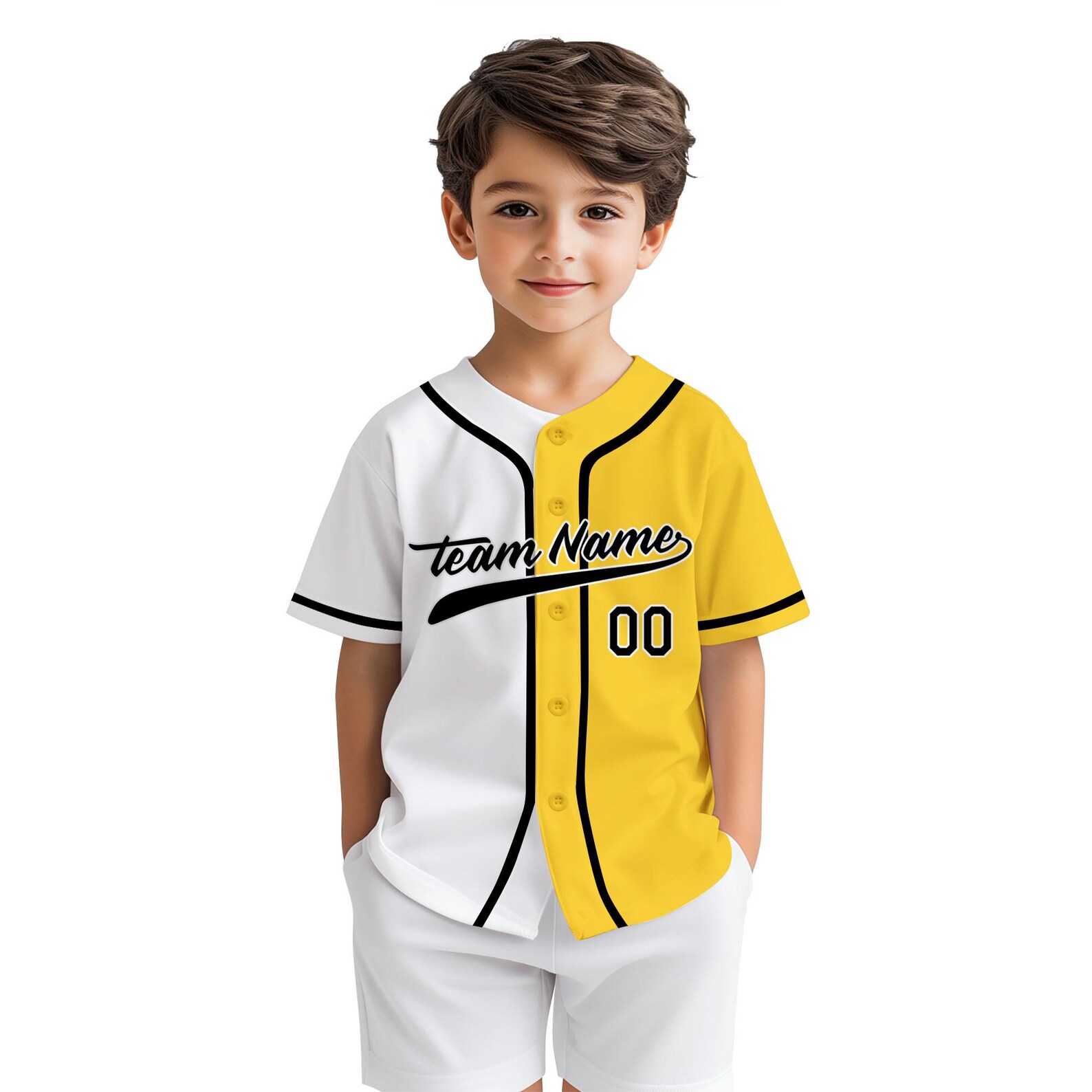 Custom Split Color Baseball Jersey, Personalized Team Name Number, Heat ...