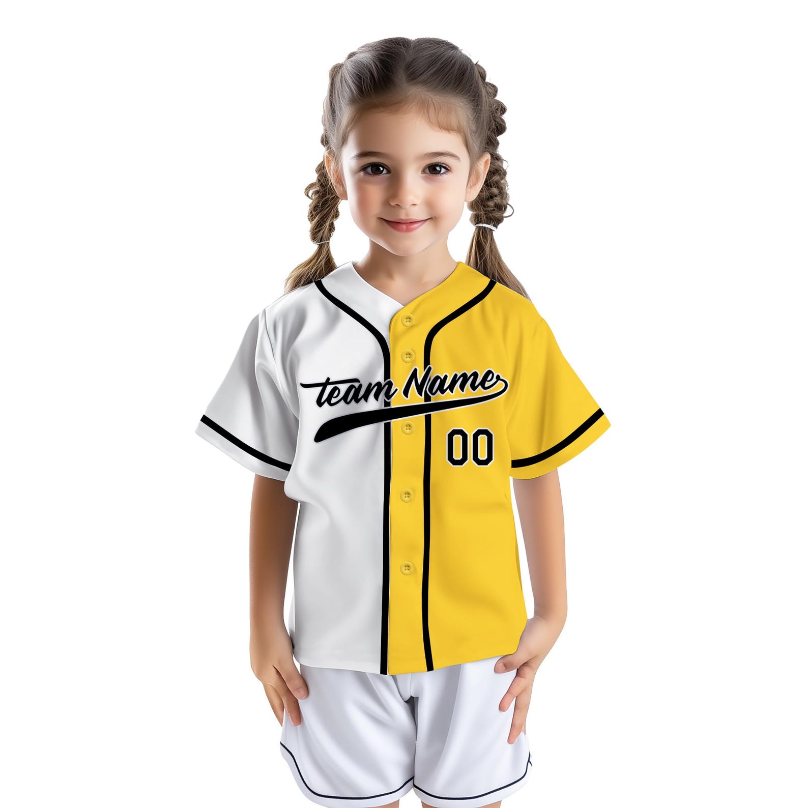 Custom Split Color Baseball Jersey, Personalized Team Name Number, Heat ...