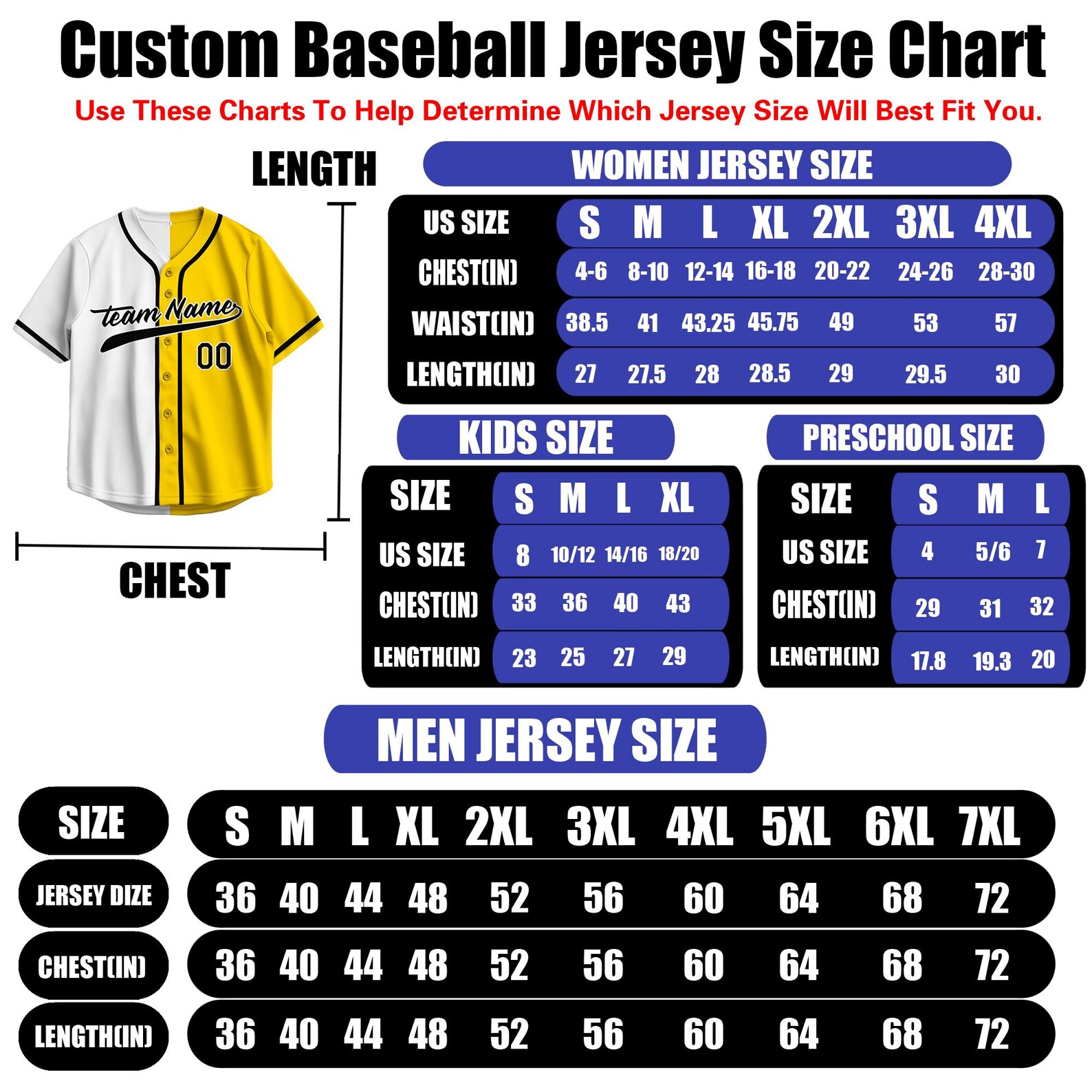 Custom Split Color Baseball Jersey, Personalized Team Name Number, Heat ...