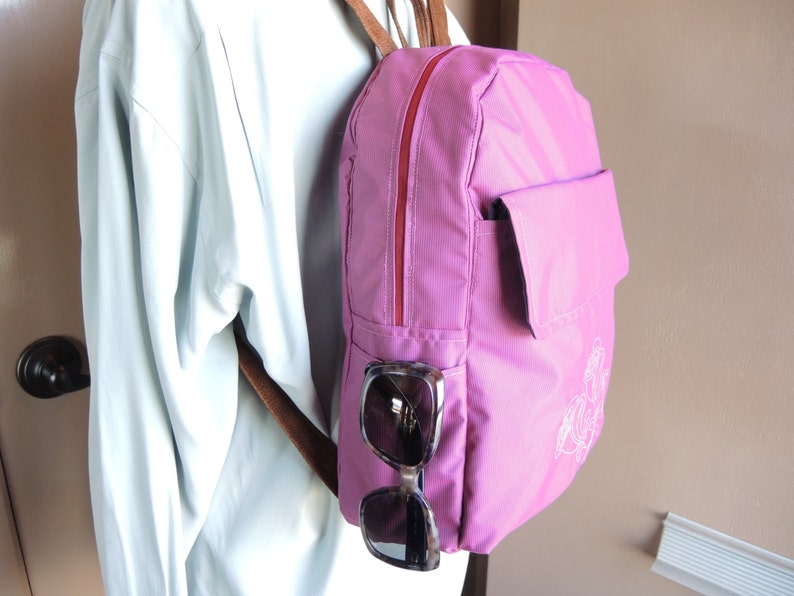 Plum Backpack, Bags and Purses, Tote, Embroidered - Etsy