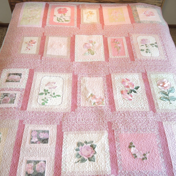 Roses Quilt - Etsy