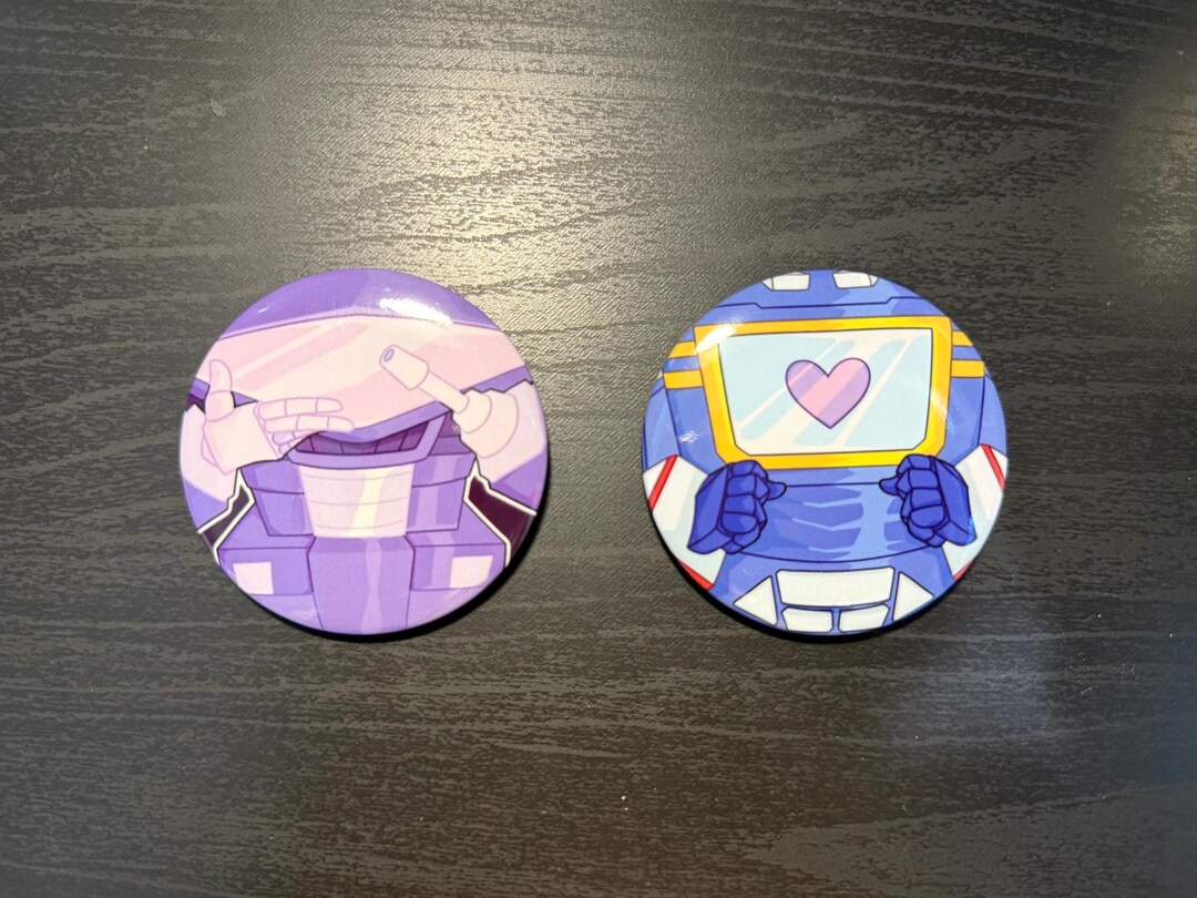 G1 Transformers Shockwave + Soundwave Chest Buttons - Etsy
