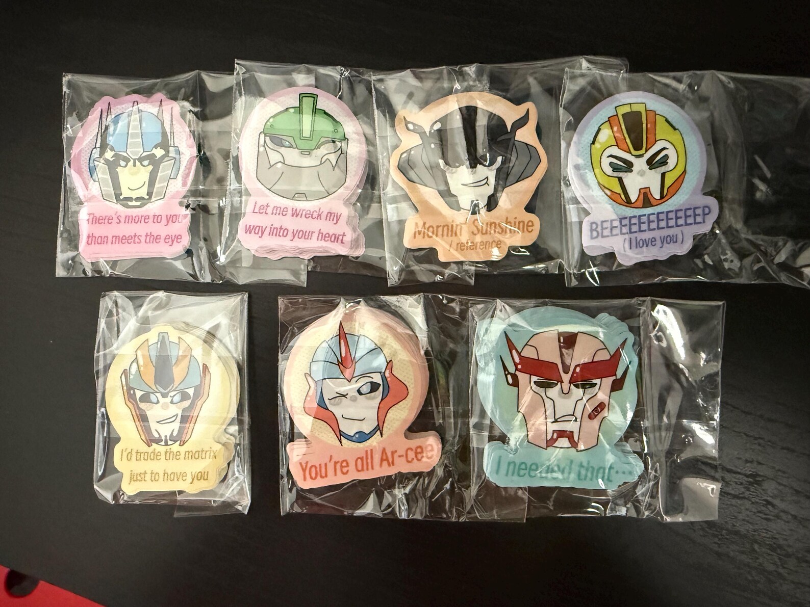 Transformers Prime Corny-valentine Autobot Stickers - Etsy