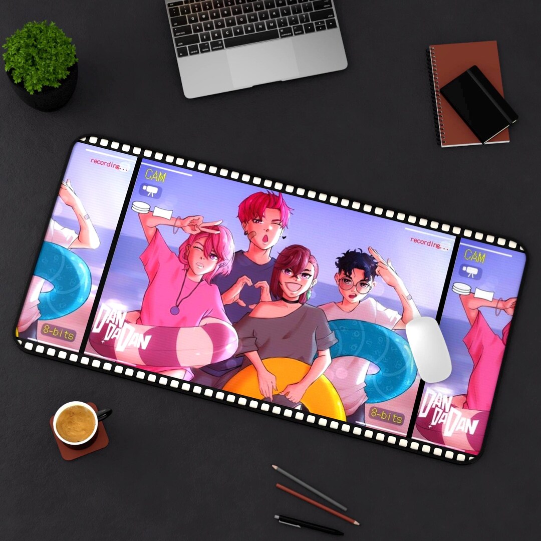 Dandadan Anime Desk Mat Mousepad Summer Vibe Collection Gaming Room ...