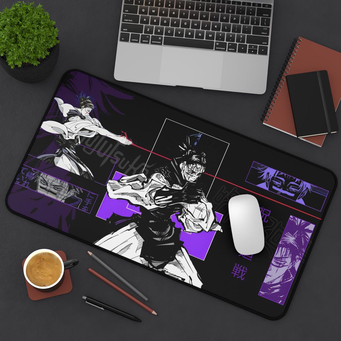 Jujutsu Kaisen Anime Desk Mat Anime Mousepad Gaming Mouse Pads Desk ...