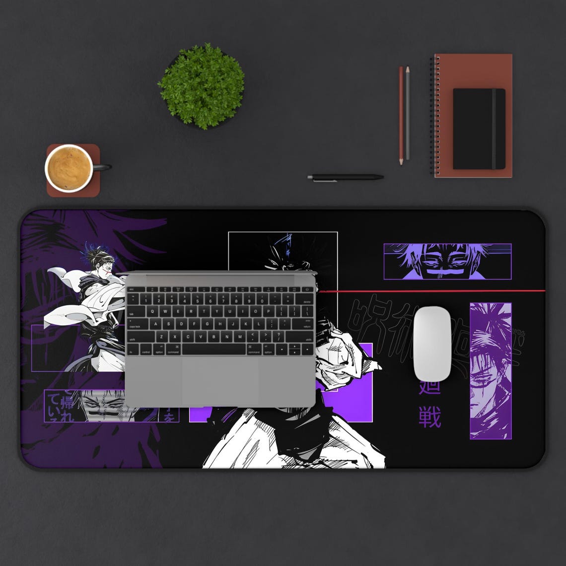 Jujutsu Kaisen Anime Desk Mat Anime Mousepad Gaming Mouse Pads Desk ...