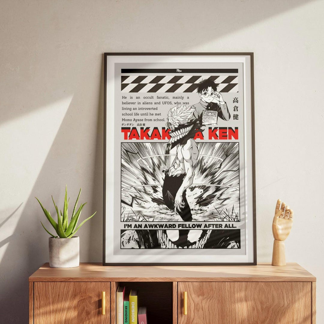 Dandadan Anime Poster Dandadan Anime Wall Art Ken Takakura Oakarun ...