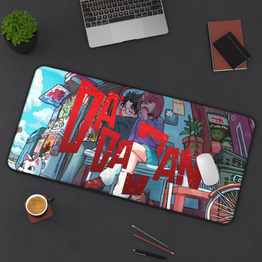 Dandadan Anime Desk Mat, Alien Anime Desk Mat, Anime Desk Mat ...