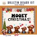Highland Cow Christmas Bulletin Board Kit | Winter Holiday Classroom ...