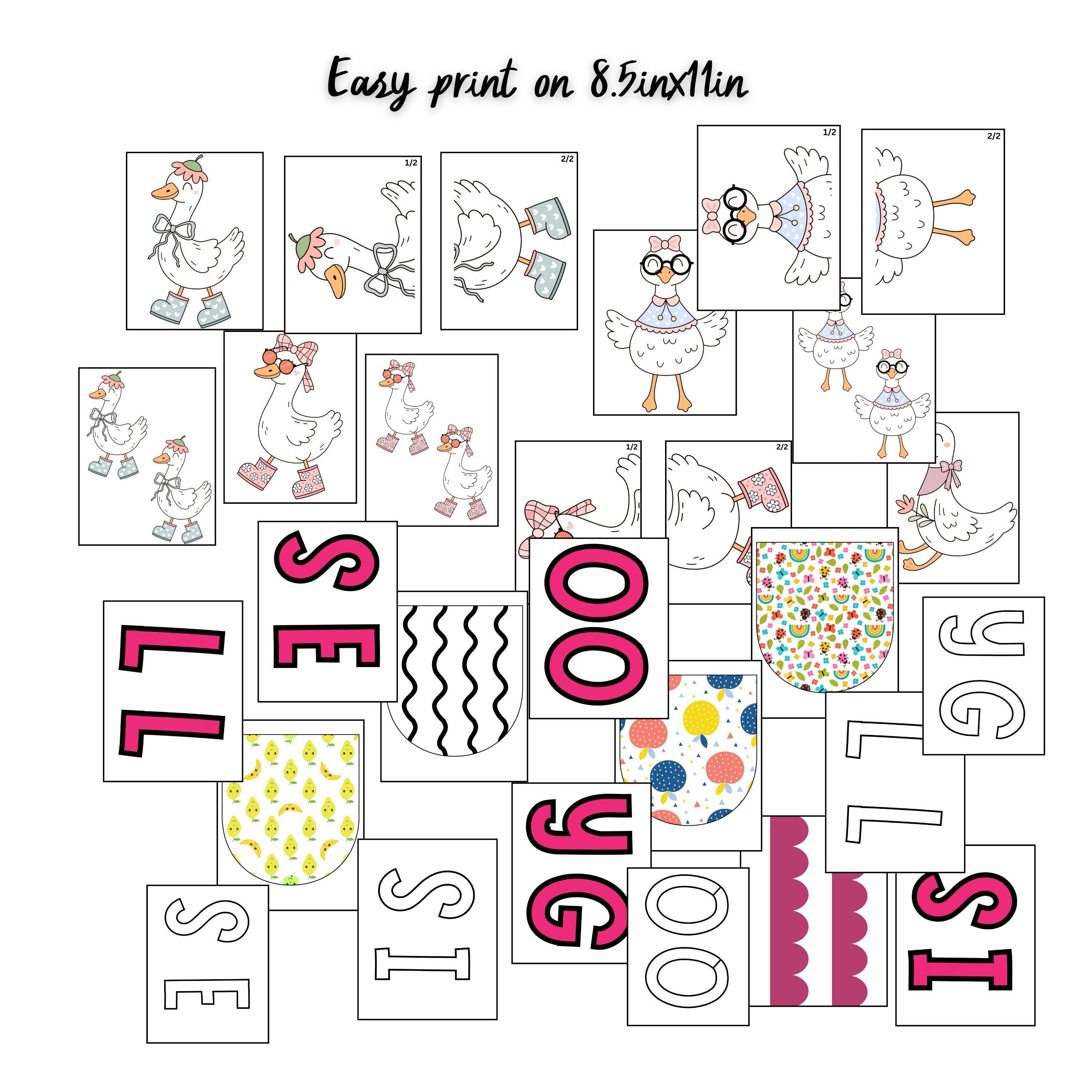 Back to School Bulletin Board Kit Silly Goose, Classroom Decor ...