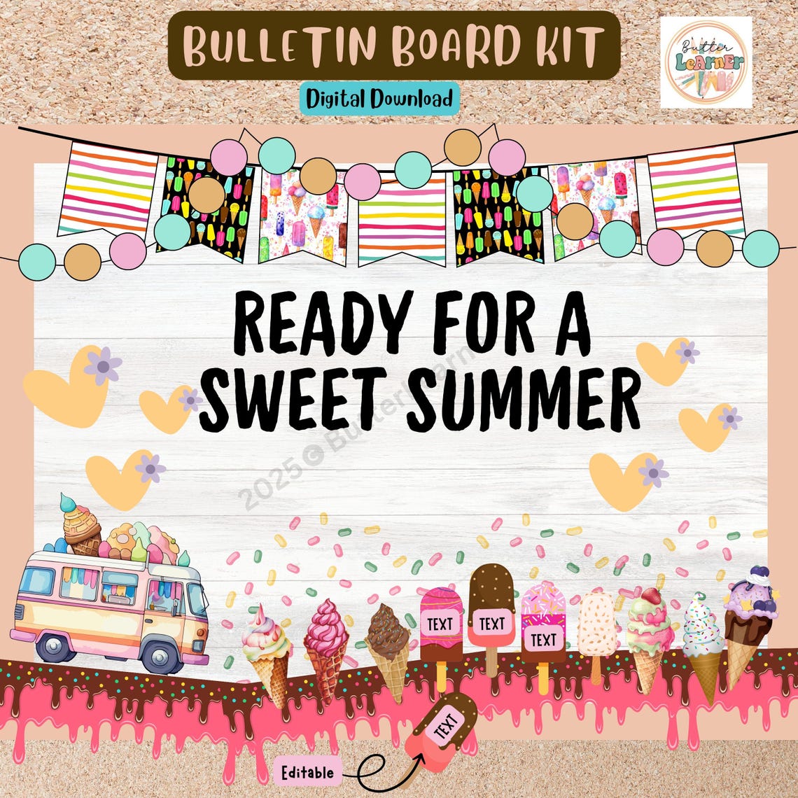 Back to School Bulletin Board Kit, Door Decoration Kit, Popsicle ...