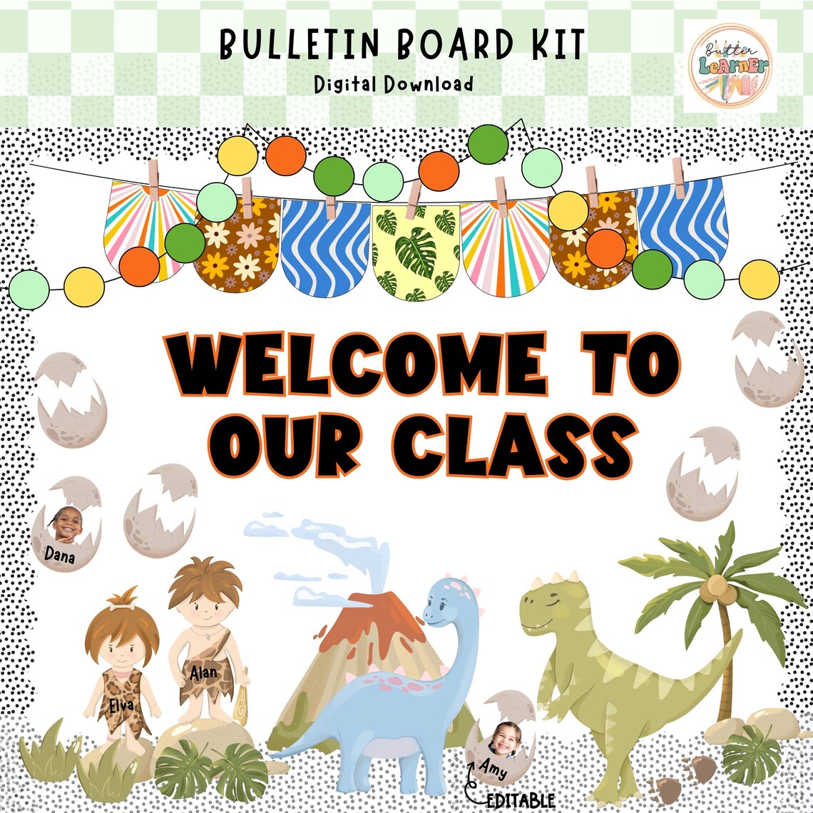 Dinosaur - Back to School Bulletin Board - Dinomite Jurassic Theme Door ...