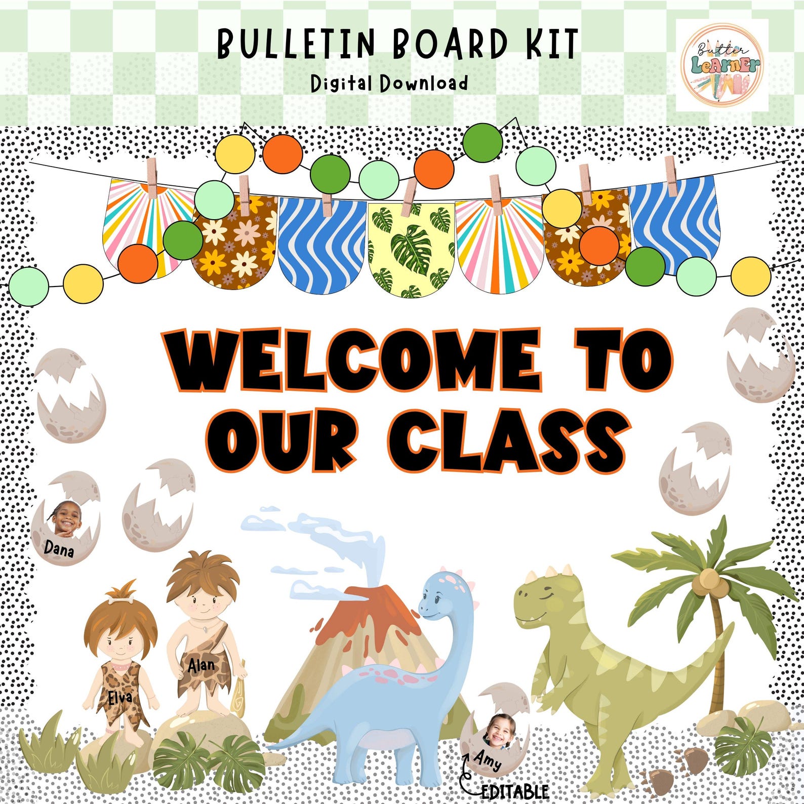 Dinosaur - Back to School Bulletin Board - Dinomite Jurassic Theme Door ...