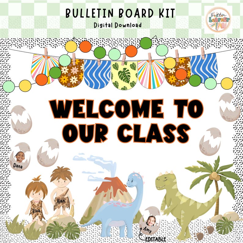 Dinosaur - Back to School Bulletin Board - Dinomite Jurassic Theme Door ...