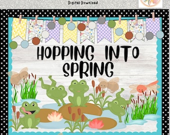 Never Stop Growing Spring Bulletin Board Kit ,classroom Door Decor ...
