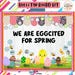 We Are Eggcited Easter Bulletin Board Kit Spring Classroom Door Decor ...