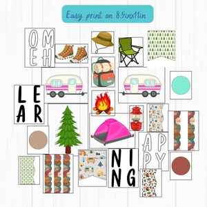 Camping Adventure Bulletin Board Kit: Classroom Decor (digital Download ...