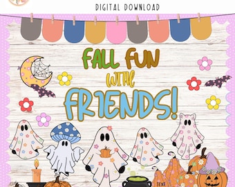 Halloween Bulletin Board Kit: Classroom Decor (PDF & PPT Files) - Etsy