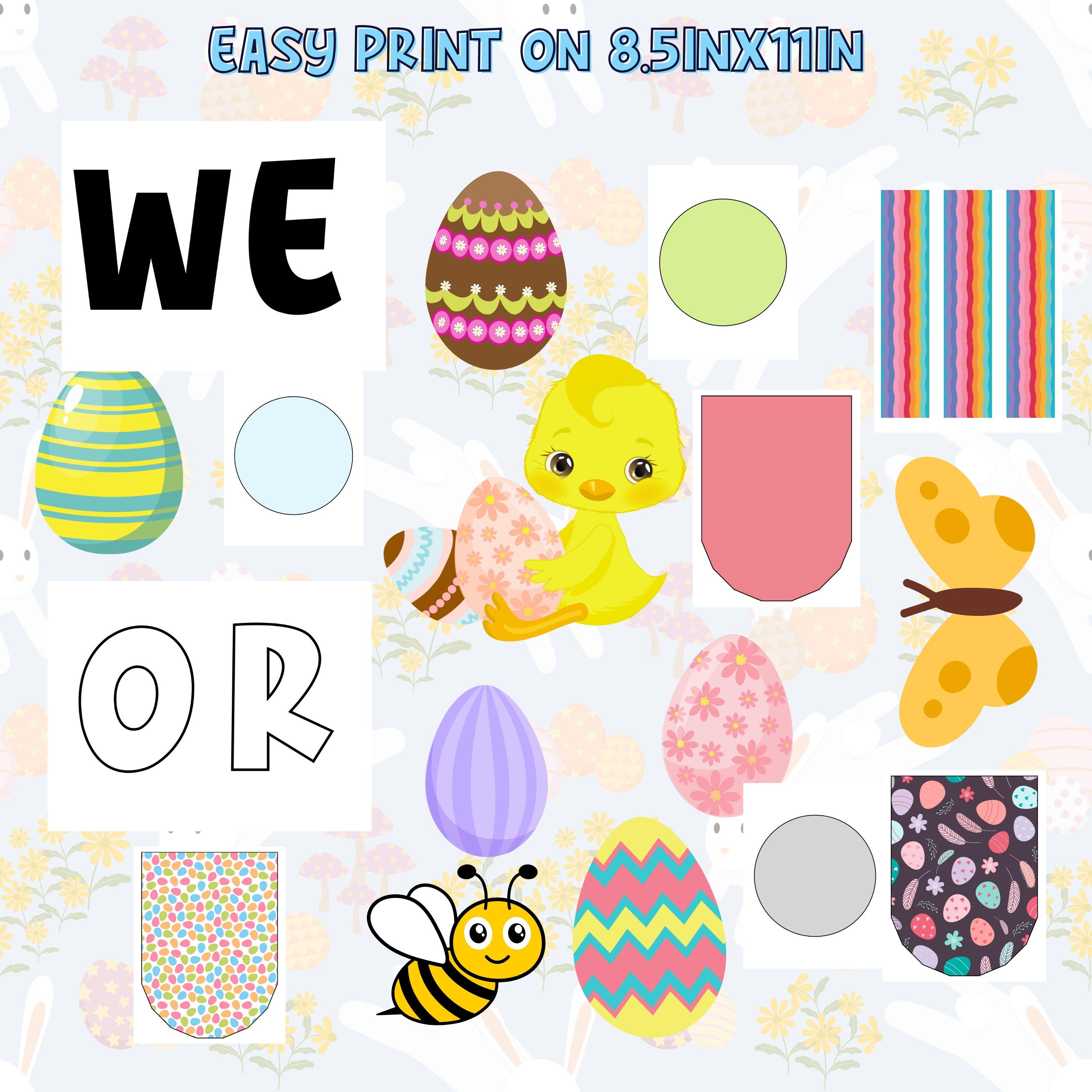 We Are Eggcited Easter Bulletin Board Kit Spring Classroom Door Decor ...