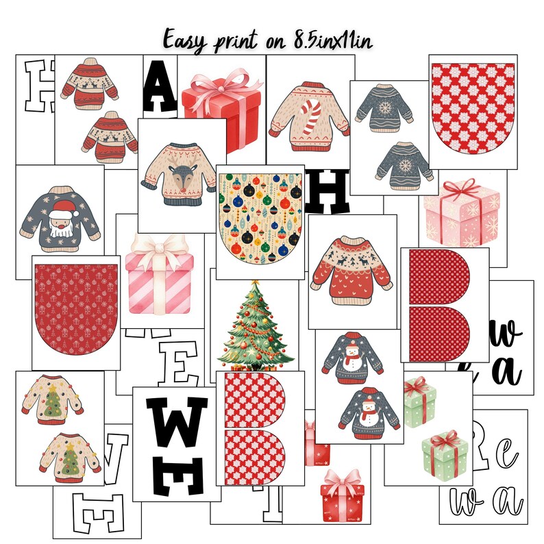 Winter Bulletin Board Kit Sweater Weather Holiday Classroom Decorations ...