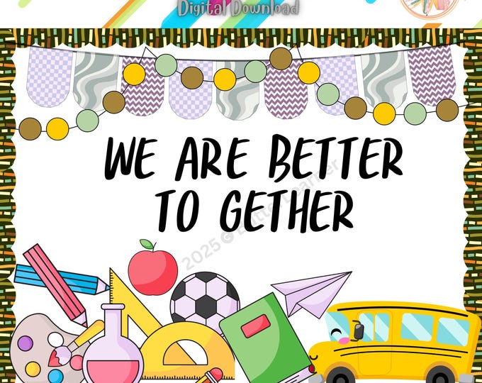 Fall Letter Ledge Bulletin Board Kit or Classroom Door Decor, Easy and ...