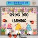 Spring Into Learning Bulletin Board Kit for Classroom Decor, Teacher ...
