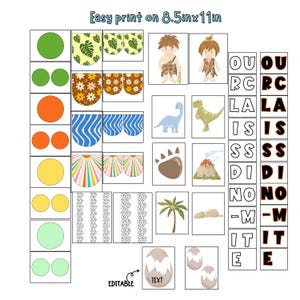 Dinosaur - Back to School Bulletin Board - Dinomite Jurassic Theme Door ...