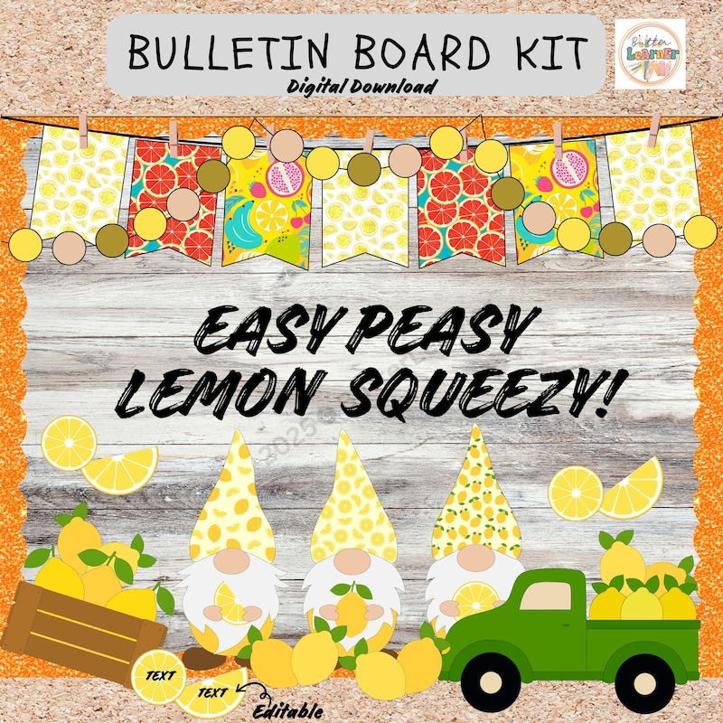 Lemon Bulletin Board - Etsy