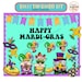 Mardi Gras Gnomes Bulletin Board Parading With My Gnomies Display Kit ...