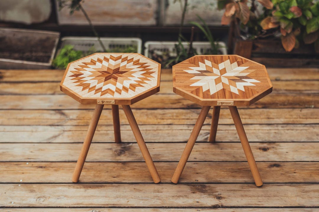 Handmade Portable Wooden Table, for Camping, for Garden Decoration ...