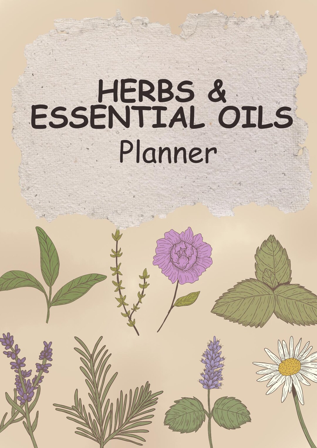 Herbs & Essential Oils Digital Template – Organize Naturally! - 21 ...