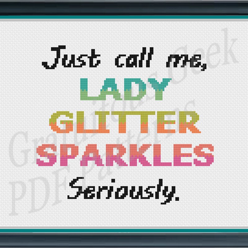Lady Glitter Sparkles - Etsy