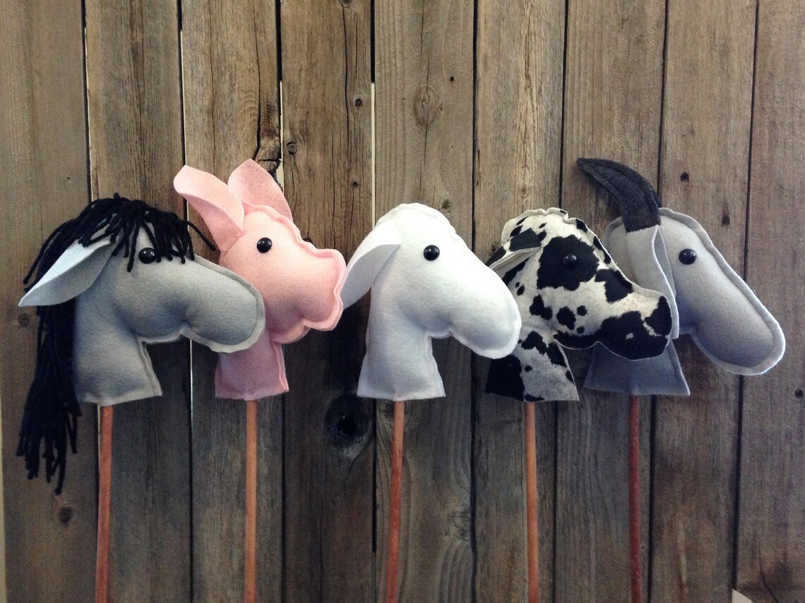 Farm Theme Stick Farm Animals - Etsy