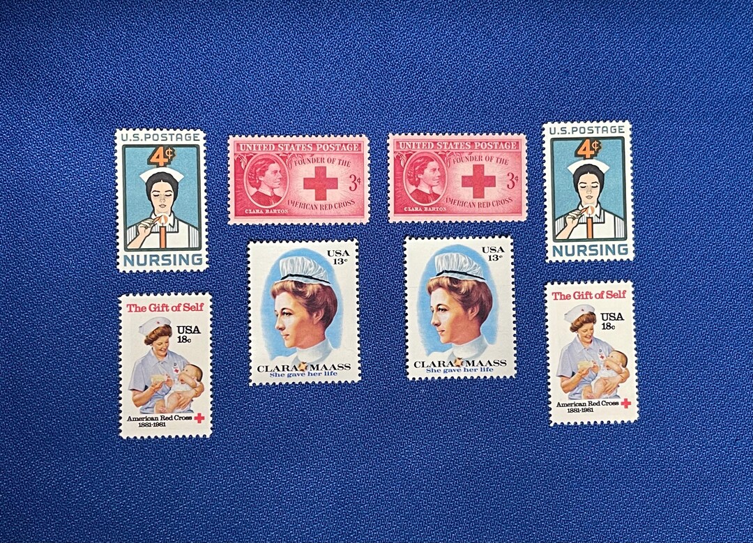 Stamps Honoring Nurses, Vintage U.S. Issue 1948-1981 - Etsy