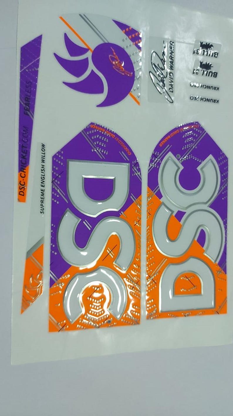 DSC Bat Logo Sticker – Waterproof Vinyl for Cricket Bats - Etsy