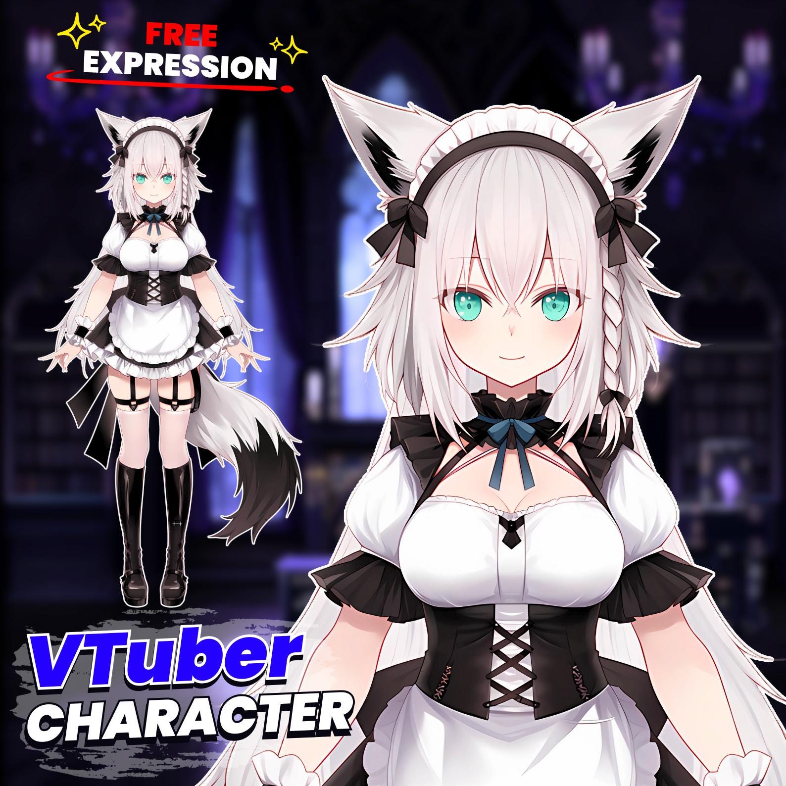 Vtuber Model Custom Live2d Vtuber Commission Vtuber Design Vtuber ...