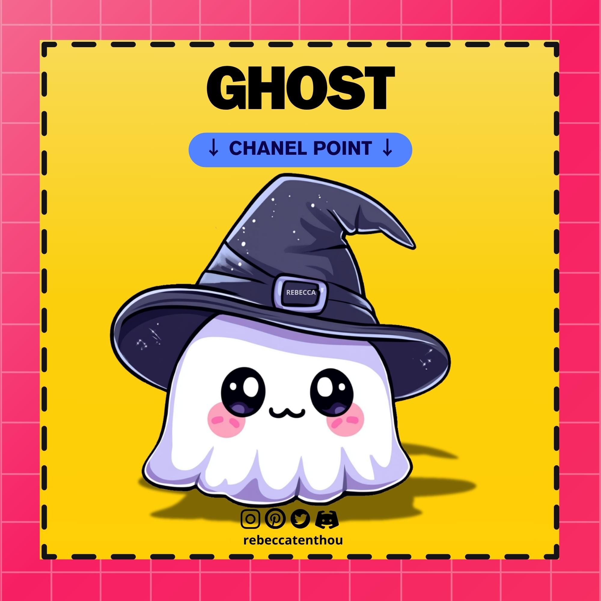 Ghost Channel Points for Twitch, Twitch Channel Point, Twitch Emotes ...