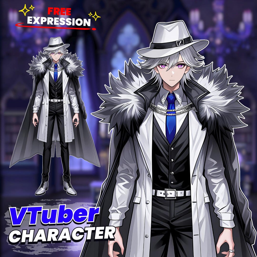 Custom Vtuber Model: Anime Character Design, Ready to Rig - Etsy