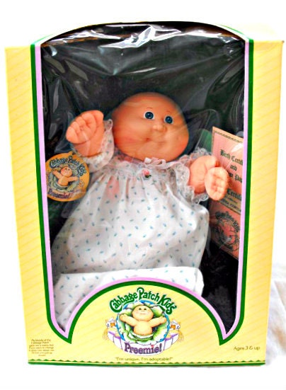 Vintage 1983 Cabbage Patch Kids Preemie by Xavier Roberts | Etsy