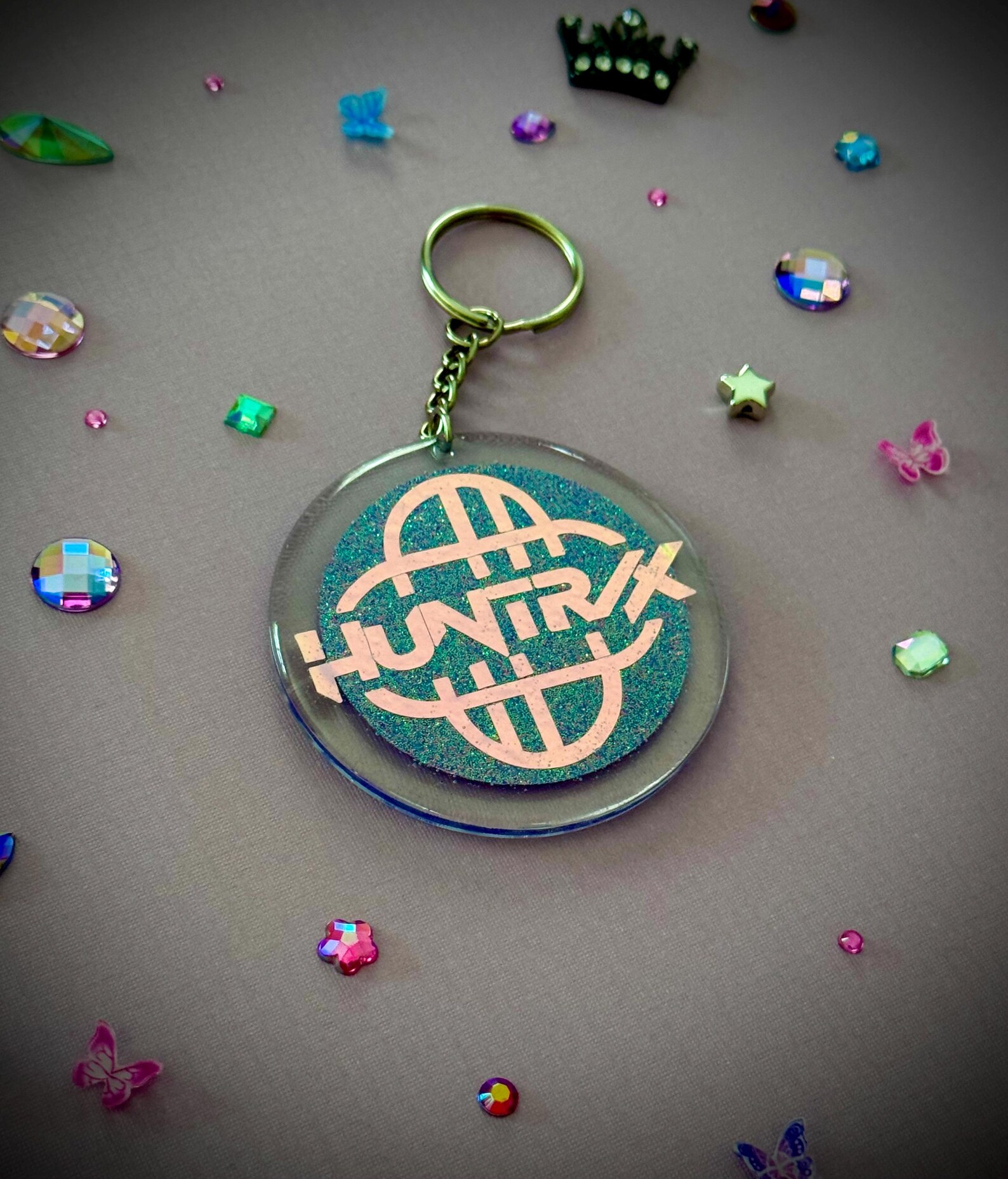 Kpop Demon Hunters Huntrix Resin Acrylic Keychain - Etsy