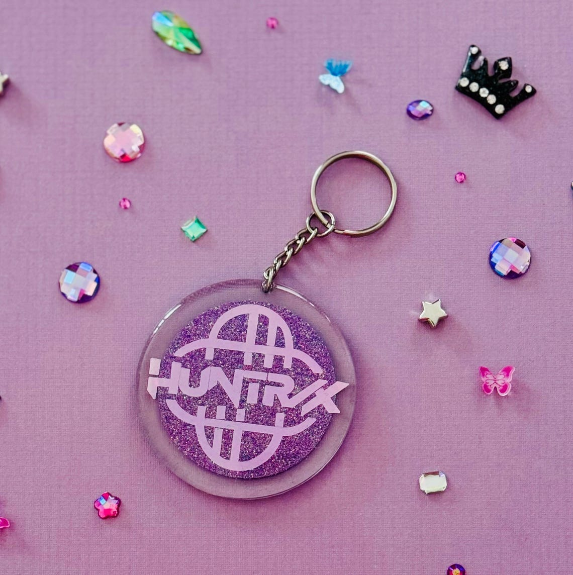Kpop Demon Hunters Huntrix Resin Acrylic Keychain - Etsy