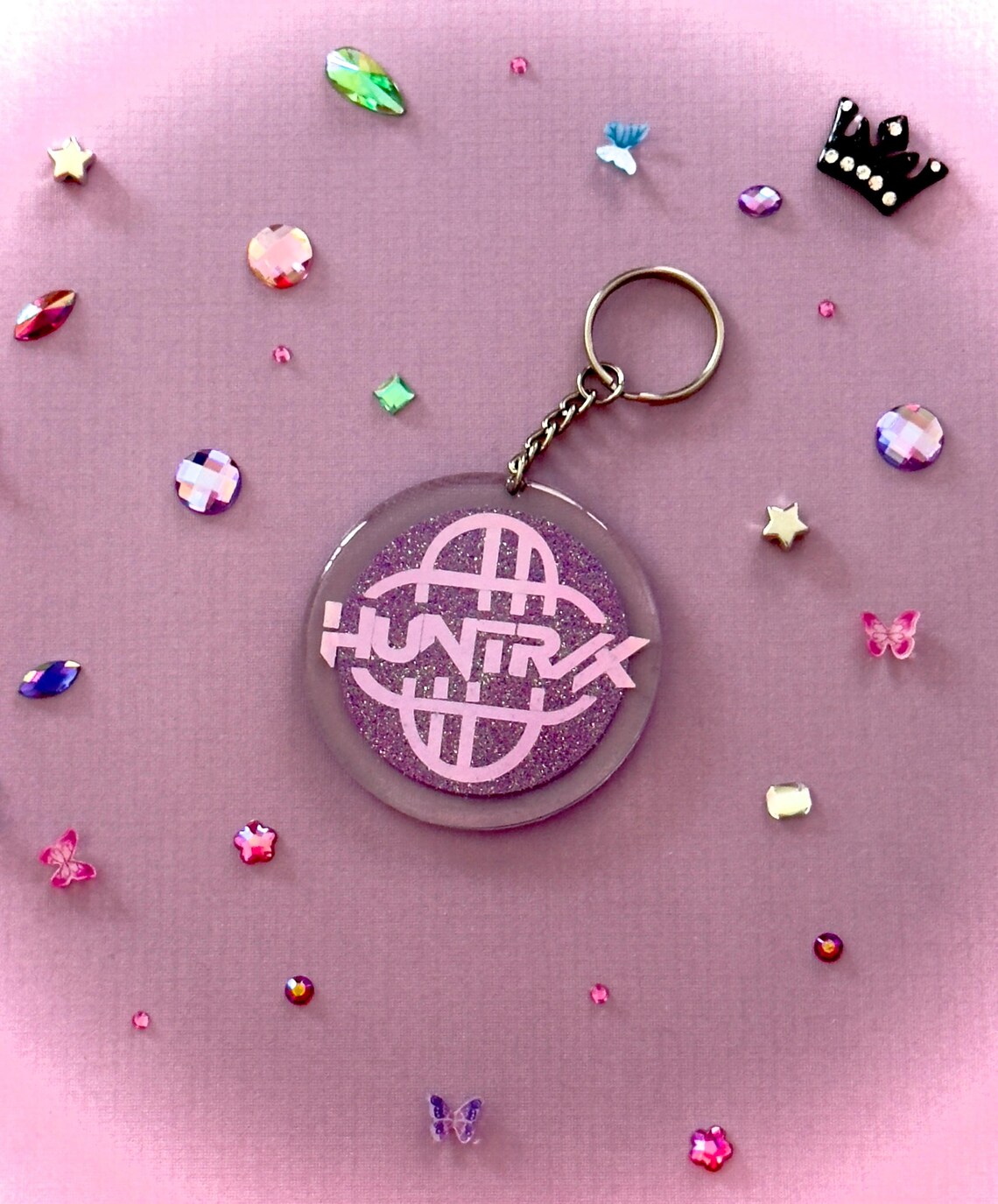 Kpop Demon Hunters Huntrix Resin Acrylic Keychain - Etsy