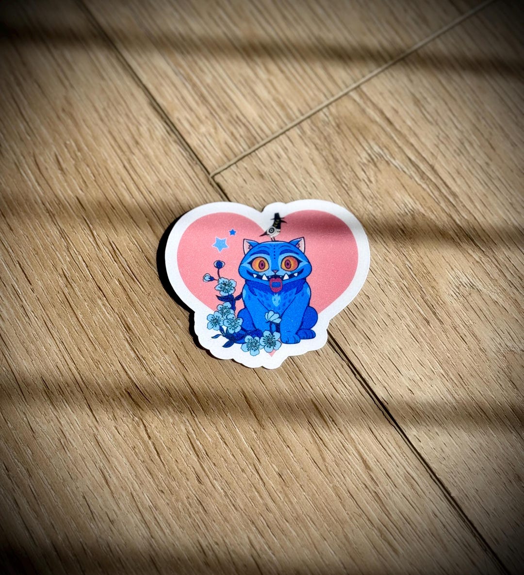 Kpop Demon Hunters Derpy Heart Matte Sticker - Etsy