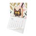 Animal Graphics 2025 Wall Calendar, Cute Animal Calendar, Yearly ...