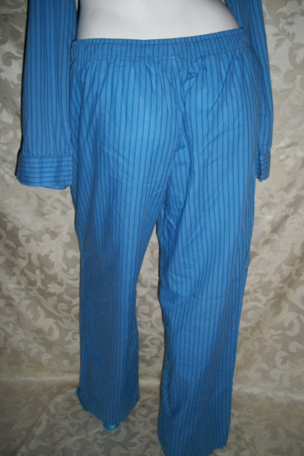 Vintage Mens Womens Boyfriend Pajamas Set Shirt and Long Boxers by ...