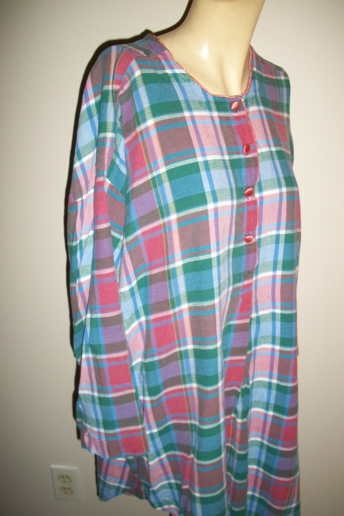 Vintage Victorias Secret Long Sleep Shirt Pajamad - Etsy