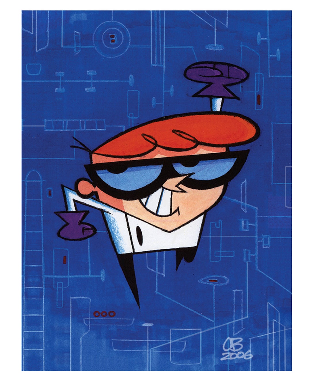 Dexter's Laboratory Digital Mini Print - Etsy