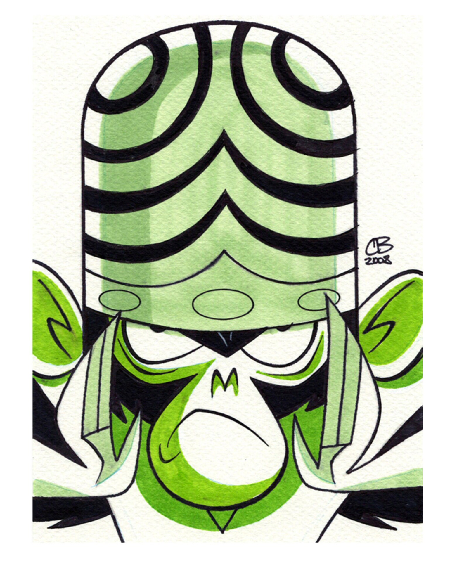 Mojo Jojo Digital Mini Print - Etsy